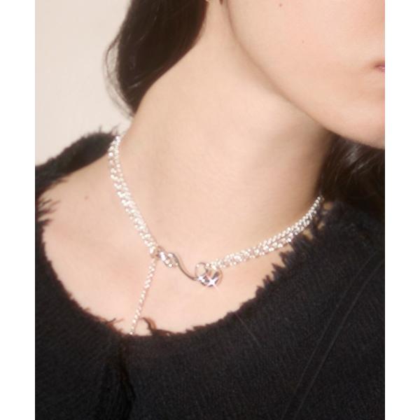 ZOZO問い合わせ番号:104216068ショップ:Soierie，ソワリーブランド:Soierie，ソワリー，norme，ノーム商品名:バーチャル ラリエット /  Virtual lariatカテゴリ:アクセサリー>ネックレスブラ...