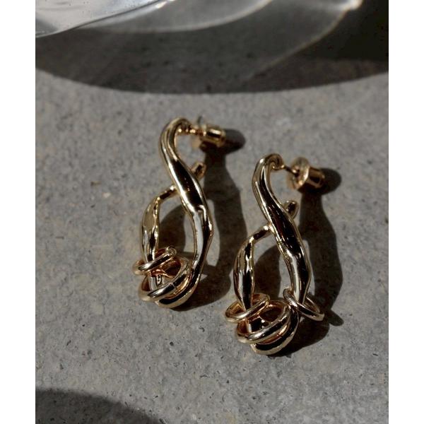 ※このアイテムは返品・交換対象外商品です。ZOZO問い合わせ番号:104216076ショップ:Soierie，ソワリーブランド:Soierie，ソワリー，norme，ノーム商品名:バーチャル フープ ピアス /  Virtual hoop ...