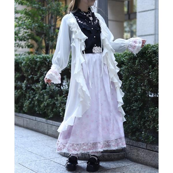 ZOZO問い合わせ番号:104216253ショップ:axes femme，アクシーズファムブランド:axes femme，アクシーズファム商品名:ボリュームフリルガウンカテゴリ:トップス>カーディガン/ボレロブランド品番:CI66X0...