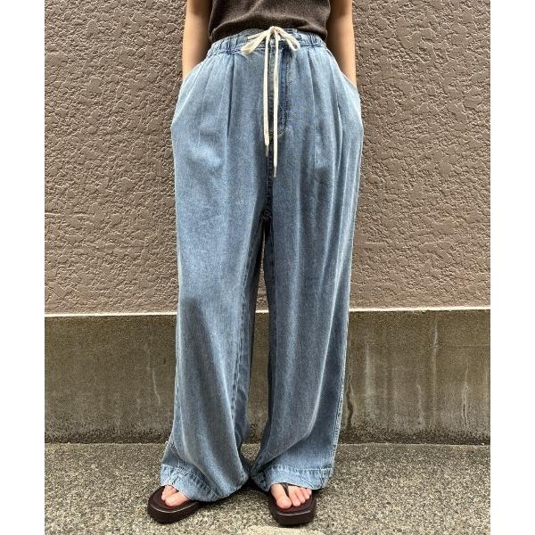 ZOZO問い合わせ番号:104216626ショップ:Avenue，アヴェニューブランド:AIC.，エーアイシー商品名:接触冷感テンセルデニムイージーパンツカテゴリ:パンツ>デニムパンツブランド品番:303262-149-001素材:再...