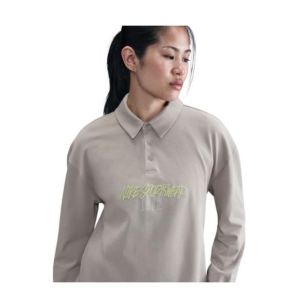 『タイムセール実施中』ZOZO問い合わせ番号:104216685ショップ:S-Rush，エスラッシュブランド:NIKE，ナイキ商品名:NIKE/ナイキ W NSW ESSNTL OS LS POLOカテゴリ:トップス>ポロシャツブラン...