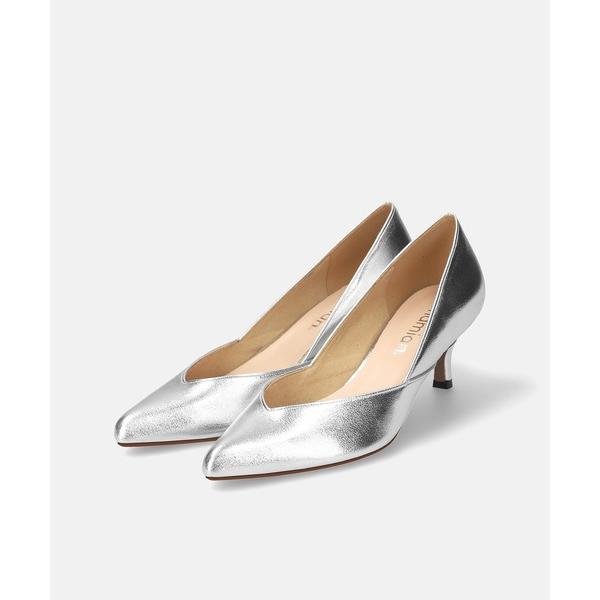 『タイムセール実施中』ZOZO問い合わせ番号:104216721ショップ:MAMIAN，マミアンブランド:MAMIAN，マミアン商品名:ポインテッドトゥ Vカット 切り替えパンプス (5.0cmヒール)カテゴリ:シューズ>パンプスブラ...