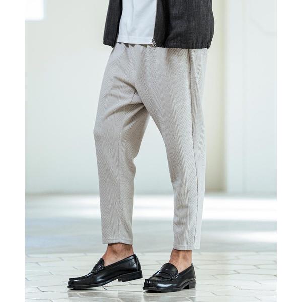 ZOZO問い合わせ番号:104216751ショップ:CMB by CAMBIO，シーエムビー バイ カンビオブランド:Magine，マージン商品名:mp14662- Textured Poly Knit Stretch Easy Taper...