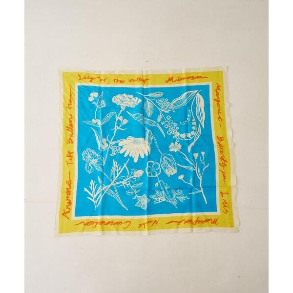 ZOZO問い合わせ番号:104216957ショップ:Rouge vif la cle，ルージュ・ヴィフ ラクレブランド:Rouge vif，ルージュヴィフ商品名:【manipuri/マニプリ】フローラ コットンシルクストール 120×120...