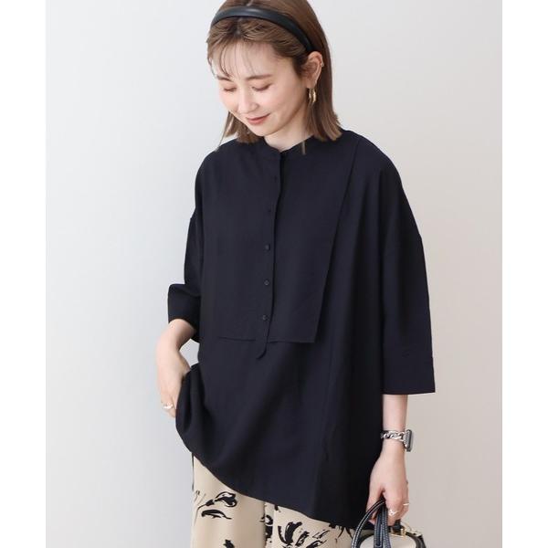 ZOZO問い合わせ番号:104217405ショップ:AMERICAN HOLIC，アメリカンホリックブランド:AMERICAN HOLIC，アメリカンホリック商品名:【WEB限定】接触冷感バンドカラーシャツチュニックカテゴリ:トップス&gt...