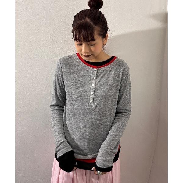 ZOZO問い合わせ番号:104218294ショップ:JEANASIS，ジーナシスブランド:JEANASIS，ジーナシス商品名:3カラーレイヤードヘンリー2ピース/666098カテゴリ:トップス>Tシャツ/カットソーブランド品番:666...