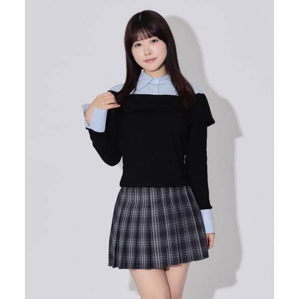 ZOZO問い合わせ番号:104218395ショップ:WANT SLIP，ウォント スリップブランド:ALLuRing ChaRm，アリュリングチャーム，WANT SLIP，ウォント スリップ商品名:Shirt Layered Off Blo...