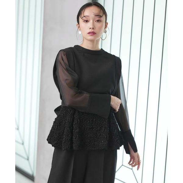 『セール実施中』参考価格：16，962円発売時期：2025年02月コンディション：B（目立つ使用感なし）使用感が少ない、または気にならないアイテム全体的：色あせ参考商品名：オケージョンドレス 結婚式 ｜ バックリボン トップス ＆ ペプラム...