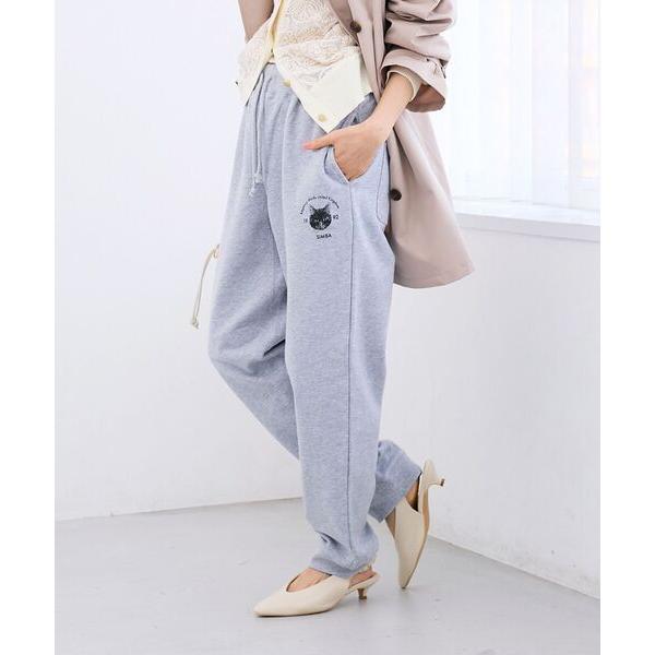 ZOZO問い合わせ番号:104253645ショップ:le.coeur blanc，ルクールブランブランド:le.coeur blanc，ルクールブラン商品名:Regency Works 別注CATスエットパンツカテゴリ:パンツ>スウェ...