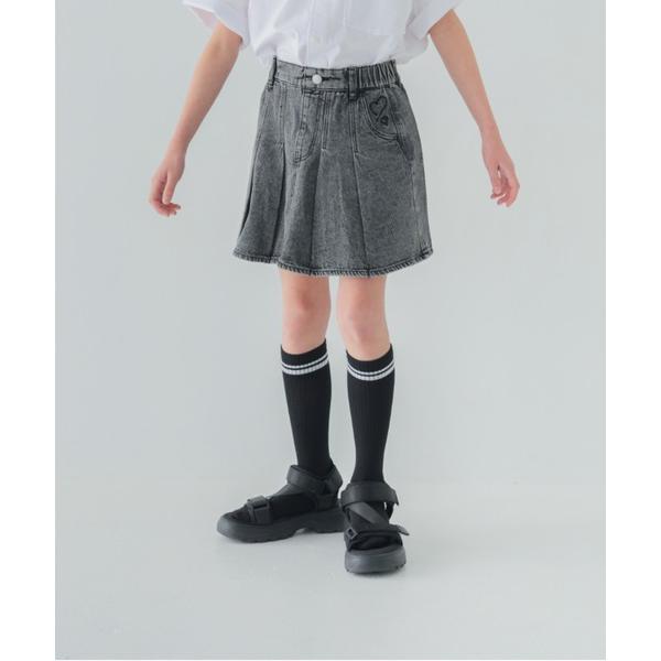 ZOZO問い合わせ番号:104253797ショップ:Wonder apartment，ワンダーアパートメントブランド:L.COPECK，エルコペック商品名:【綿100％】コットンデニムパンツ in ブリーツスカートカテゴリ:スカート>...