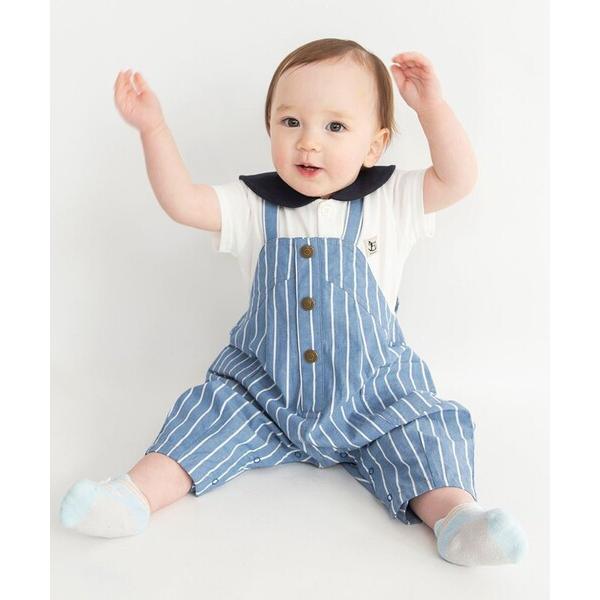 ※このアイテムは返品・交換対象外商品です。ZOZO問い合わせ番号:104253880ショップ:branshes，ブランシェスブランド:branshes，ブランシェス商品名:【ベビー/おそろい】爽やかシャンブレーサロペットカテゴリ:ママ＆ベビ...