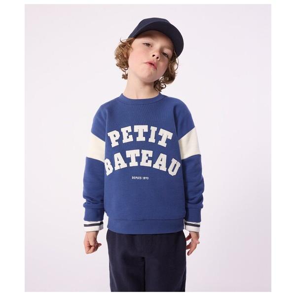 ZOZO問い合わせ番号:104254076ショップ:PETIT BATEAU，プチバトーブランド:PETIT BATEAU，プチバトー商品名:プリントスウェットプルオーバーカテゴリ:トップス>スウェットブランド品番:A0F58B素材:...