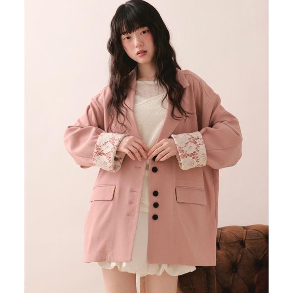 ZOZO問い合わせ番号:104254524ショップ:mideal，マイディールブランド:loin nuit，ロワンニュイ商品名:nuance button lace jacket / ニュアンスボタンレースジャケットカテゴリ:ジャケット/ア...