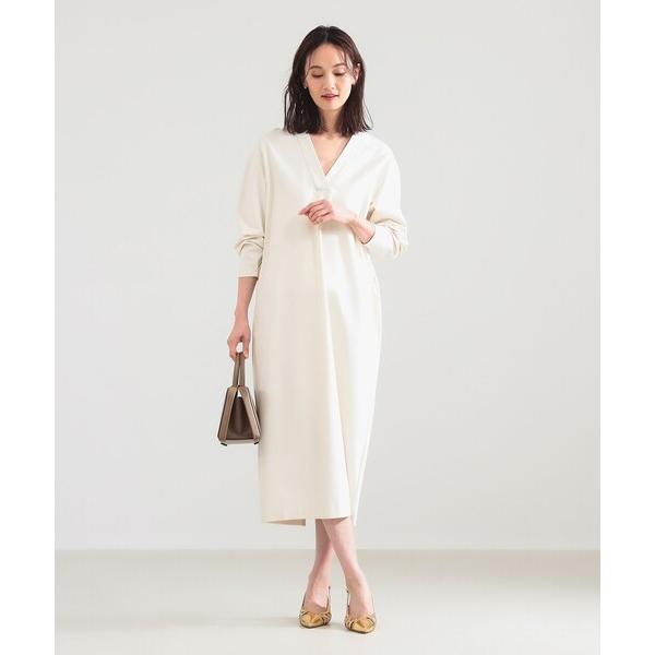 『タイムセール実施中』ZOZO問い合わせ番号:104254644ショップ:BEAMS WOMEN，ビームスウィメンブランド:Demi-Luxe BEAMS，デミルクス ビームス商品名:ポンチ Vネック ワンピースカテゴリ:ワンピース/ドレス...