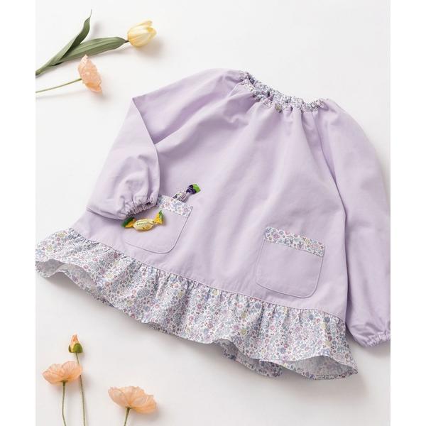 ZOZO問い合わせ番号:104255239ショップ:panpantutu，パンパンチュチュブランド:panpantutu，パンパンチュチュ商品名:フラワーフリルスモックカテゴリ:ワンピース/ドレス>チュニックブランド品番:216777...