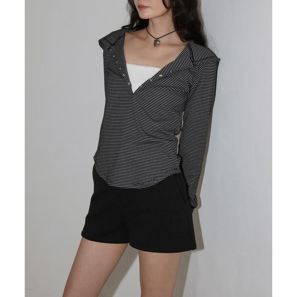 参考価格：4，950円発売時期：2025年07月コンディション：A（使用感なし）数回使用した程度で使用感が感じられないアイテム参考商品名：【入荷禁止】フード付きボーダーロングスリーブTシャツ参考品番：【入荷禁止】241-071M9040【商...