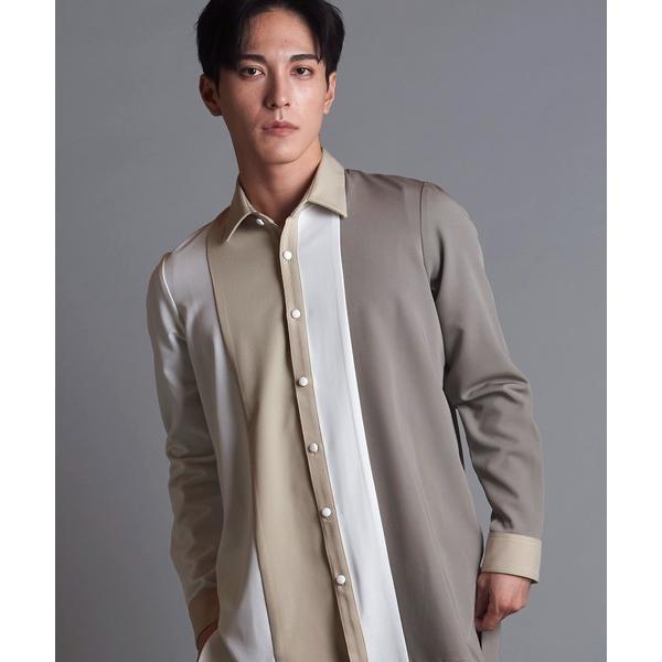 参考価格：18，700円発売時期：2023年10月コンディション：A（使用感なし）数回使用した程度で使用感が感じられないアイテム参考商品名：【NO ID.】Color Blocking Long Shirt / カラー ブロッキング ロング...