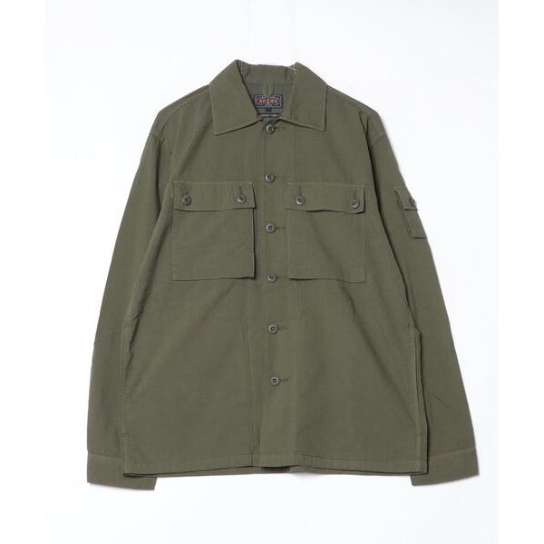 参考価格：35，200円発売時期：2025年02月コンディション：B（目立つ使用感なし）使用感が少ない、または気にならないアイテム袖・襟周り：汚れ参考商品名：リップストップ ミリタリー シャツ ジャケット参考品番：38-18-0641-79...