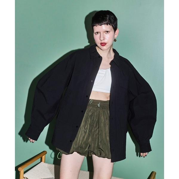 ZOZO問い合わせ番号:104290267ショップ:OMMO，オーエムエムオーブランド:OMMO，オーエムエムオー商品名:SQUARE SLEEVE AIRY SHIRTカテゴリ:トップス>シャツ/ブラウスブランド品番:8826204...