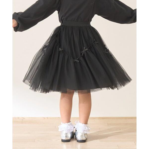 ZOZO問い合わせ番号:104290410ショップ:petit main，プティマインブランド:Lycee mine，リセマイン，petit main，プティマイン商品名:なみなみ切り替えギャザーたっぷりチュールスカート【Lycee min...