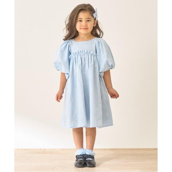 ZOZO問い合わせ番号:104290413ショップ:petit main，プティマインブランド:Lycee mine，リセマイン，petit main，プティマイン商品名:リボン刺しゅうふんわりワンピース【Lycee mineバレエシリーズ...