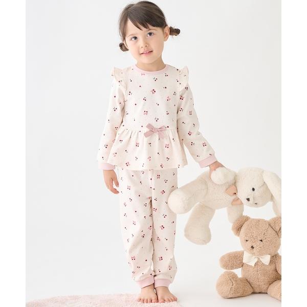 ZOZO問い合わせ番号:104290429ショップ:petit main，プティマインブランド:petit main，プティマイン商品名:GIRLSスムースパジャマカテゴリ:ルームウェア>ルームウェア/パジャマブランド品番:96613...