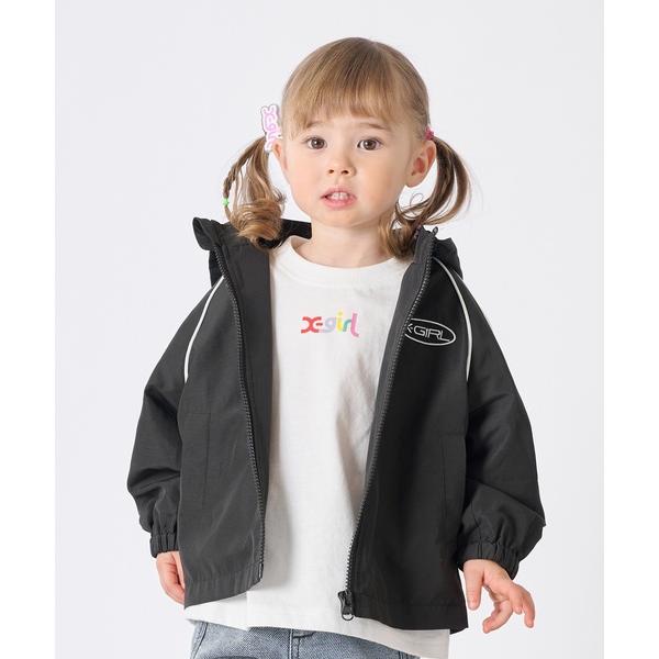 ZOZO問い合わせ番号:104290491ショップ:X-girl Stages，エックスガール ステージスブランド:X-girl Stages，エックスガールステージス商品名:肩ロゴラインブルゾンカテゴリ:ジャケット/アウター>ブルゾ...