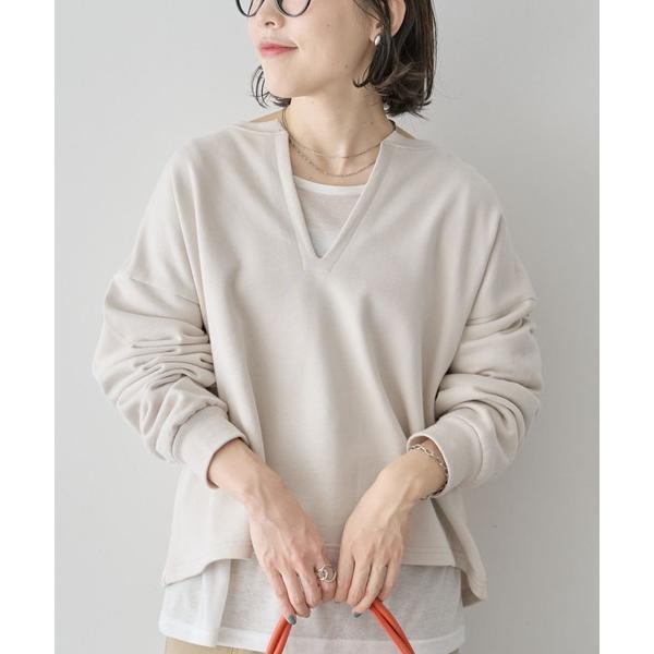 ZOZO問い合わせ番号:104290555ショップ:Green Parks，グリーンパークスブランド:Green Parks，グリーンパークス商品名:SET2点 深Vネック裏毛+プルオーバーカテゴリ:トップス>Tシャツ/カットソーブラ...