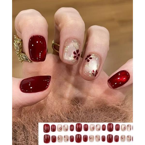 『タイムセール実施中』※このアイテムは返品・交換対象外商品です。コスメ商品ZOZO問い合わせ番号:104290808ショップ:Ada.，エイダブランド:shoppinggo，ショッピングゴー商品名:ネイルチップ はな ショート きらきら つ...