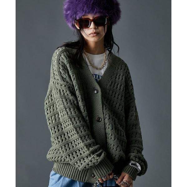 参考価格：7，690円発売時期：2025年08月コンディション：A（使用感なし）数回使用した程度で使用感が感じられないアイテム参考商品名：ポコポコVネックニットカーディガン＜大きいサイズ有＞GEVS.参考品番：AWD0125D0006【商品...