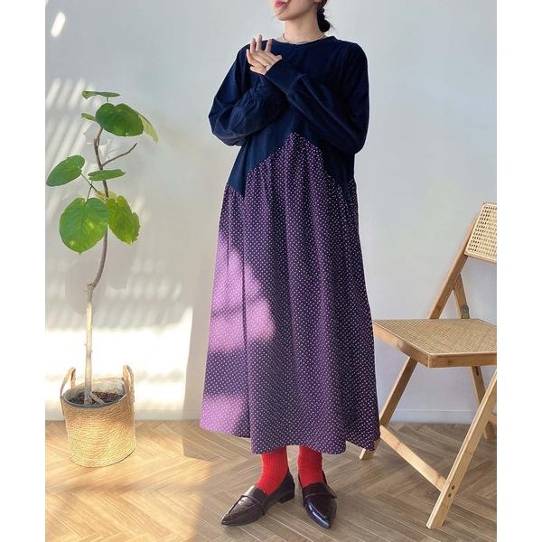 『セール実施中』参考価格：9，790円発売時期：2025年01月コンディション：A（使用感なし）数回使用した程度で使用感が感じられないアイテム参考商品名：●アシンメトリーデザイン 異素材切り替えロングワンピ―ス参考品番：Q70832【商品に...