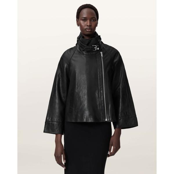 ZOZO問い合わせ番号:104326540ショップ:ALLSAINTS，オールセインツブランド:ALLSAINTS，オールセインツ商品名:RHODES RELAXED FIT LEATHER JACKET | RHODES リラックス フィ...