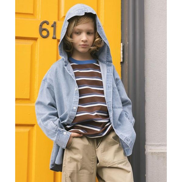 ZOZO問い合わせ番号:104326598ショップ:GLOBAL WORK，グローバルワークブランド:GLOBAL WORK，グローバルワーク商品名:GOODデニムフードシャツ/637839カテゴリ:トップス>シャツ/ブラウスブランド...