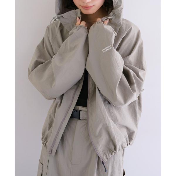 『タイムセール実施中』ZOZO問い合わせ番号:104326747ショップ:andme，アンドミーブランド:ANME，アンメ商品名:接触冷感/UVカット(UPF50＋)/撥水加工ナイロンジップパーカーカテゴリ:ジャケット/アウター>マウ...