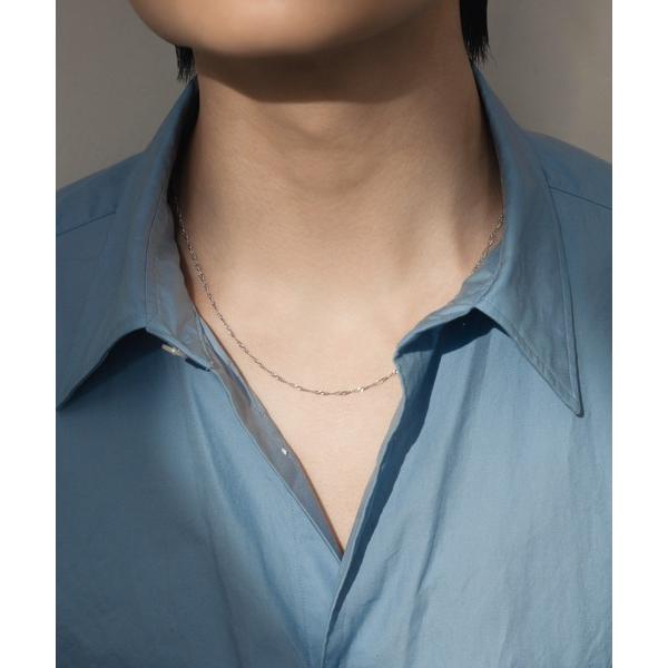 ZOZO問い合わせ番号:104327386ショップ:LIGHT HOUSE，ライトハウスブランド:HONE，ホーン商品名:Silver925 2type Short Chain Necklace / シルバー925 2タイプショートチェーン...