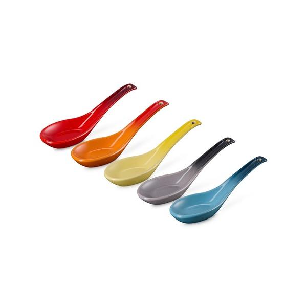 ZOZO問い合わせ番号:104327392ショップ:Le Creuset，ル・クルーゼブランド:Le Creuset，ルクルーゼ商品名:レンゲ (5本入り) レインボーカテゴリ:食器/キッチン>カトラリーブランド品番:79404008...