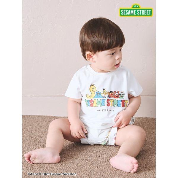※このアイテムは返品・交換対象外商品です。ZOZO問い合わせ番号:104327455ショップ:gelato pique，ジェラート　ピケブランド:gelato pique，ジェラートピケ商品名:【SESAME STREET】【BABY】ワン...