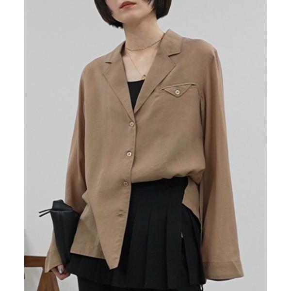 ZOZO問い合わせ番号:104327591ショップ:STYLEMIXER，スタイルミキサーブランド:STYLEMIXER，スタイルミキサー商品名:テーラーカラーオープンシャツカテゴリ:トップス>シャツ/ブラウスブランド品番:500JS...