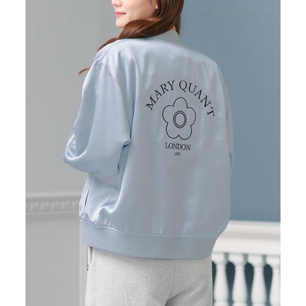 『セール実施中』ZOZO問い合わせ番号:104327847ショップ:MARY QUANT，マリークワントブランド:MARY QUANT，マリークワント商品名:バックロゴサテン ブルゾンカテゴリ:ジャケット/アウター>ブルゾンブランド品...