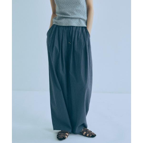 ZOZO問い合わせ番号:104327930ショップ:EN NEUME，エンノイムブランド:EN NEUME，エンノイム商品名:Airy Check Tuck Easy-Pantsカテゴリ:パンツ>その他パンツブランド品番:93048素...