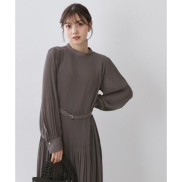 ZOZO問い合わせ番号:104328335ショップ:index，インデックスブランド:index，インデックス商品名:ベルト付きプリーツフレアワンピース【洗濯機OK/イージーアイロン/防シワ】《5col》カテゴリ:ワンピース/ドレス>...