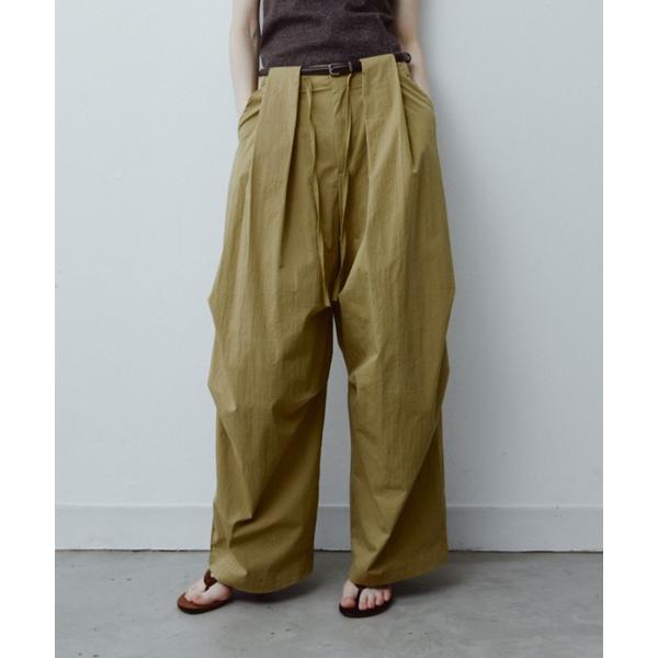ZOZO問い合わせ番号:104328652ショップ:Avenue，アヴェニューブランド:ANF.MUU，アンフムー商品名:タックデザインワイドコットンパンツカテゴリ:パンツ>その他パンツブランド品番:326261-103-001素材:...