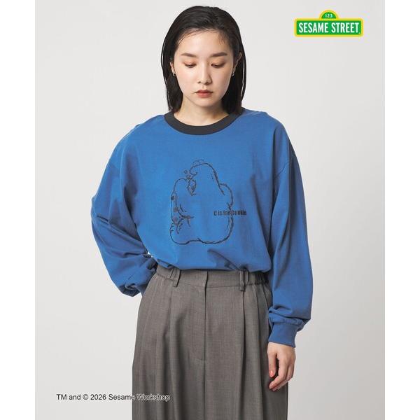 『セール実施中』ZOZO問い合わせ番号:104328955ショップ:CITEN，シテンブランド:CITEN，シテン商品名:【別注】＜セサミストリート meets CITEN＞ リンガーロンTカテゴリ:トップス>Tシャツ/カットソーブラ...