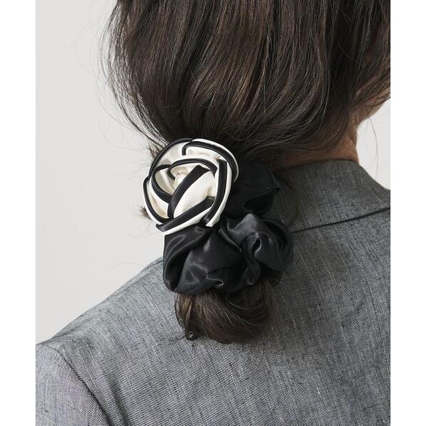 ZOZO問い合わせ番号:104329155ショップ:UNITED ARROWS，ユナイテッドアローズブランド:UNITED ARROWS，ユナイテッドアローズ商品名:バイカラー ローズ シュシュカテゴリ:ヘアアクセサリー>シュシュブラ...