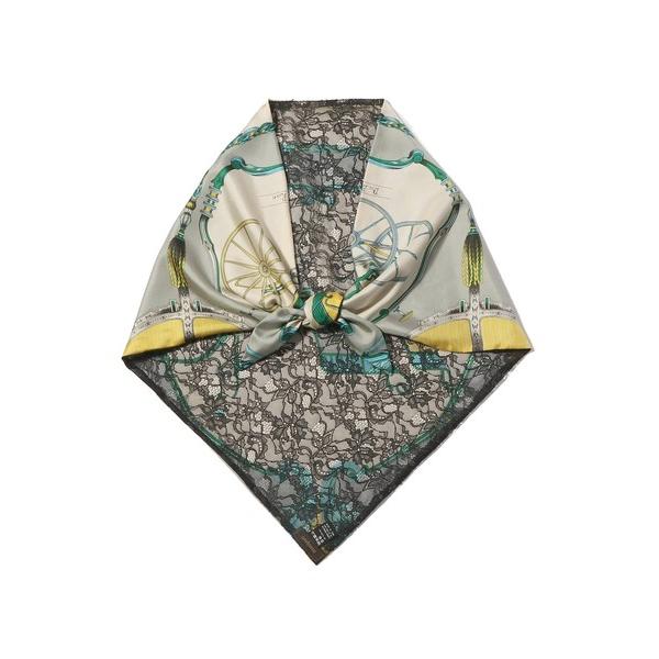 ZOZO問い合わせ番号:104365267ショップ:ESTNATION，エストネーションブランド:manipuri，マニプリ，ESTNATION，エストネーション商品名:MANIPURI / ブラックレース コンビスカーフカテゴリ:ファッシ...