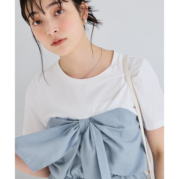 ZOZO問い合わせ番号:104365280ショップ:VIS，ビスブランド:VIS，ビス商品名:美easyリネンライクリボンビスチェトップス/イージーケア・接触冷感・セットアップ対応カテゴリ:トップス>Tシャツ/カットソーブランド品番:...