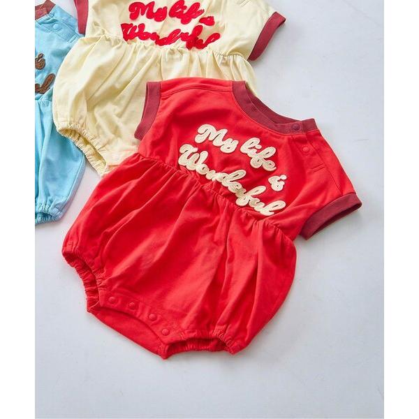 ※このアイテムは返品・交換対象外商品です。ZOZO問い合わせ番号:104365670ショップ:F.O.Online Store，エフオーオンラインストアブランド:p.premier，ピードットプルミエ商品名:フェルトロゴリンガーTロンパース...