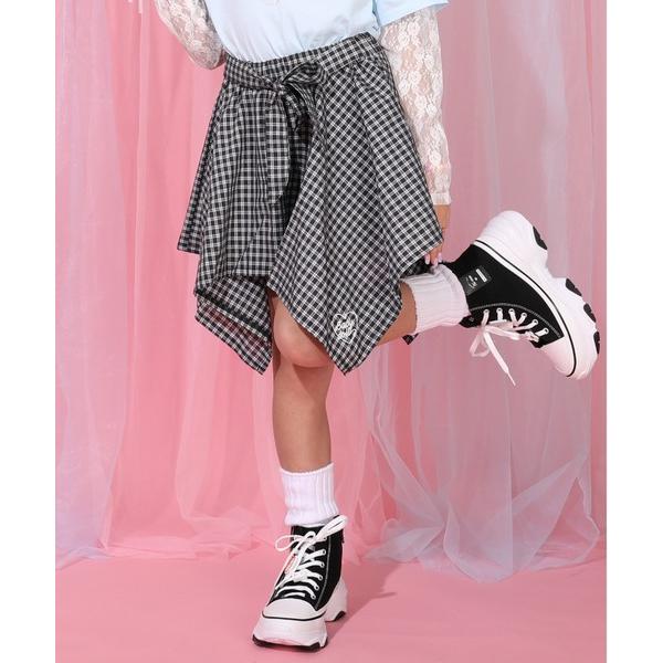 ZOZO問い合わせ番号:104366858ショップ:BABYDOLL，ベビードールブランド:BABYDOLL，ベビードール商品名:シャツ腰巻風スカート 1422Kカテゴリ:スカート>スカートブランド品番:GIRL-シャツ腰巻風SK14...