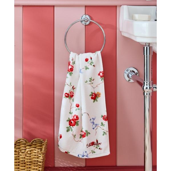 『タイムセール実施中』ZOZO問い合わせ番号:104366897ショップ:Cath Kidston，キャス キッドソンブランド:Cath Kidston，キャスキッドソン商品名:プリントハンドタオル Bows ＆ Roseカテゴリ:インテリ...