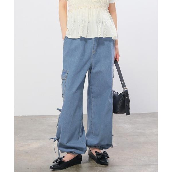 ZOZO問い合わせ番号:104367171ショップ:Honeys，ハニーズブランド:Honeys，ハニーズ，COLZA，コルザ商品名:リボン付カーゴパンツカテゴリ:パンツ>カーゴパンツブランド品番:528-72-1141素材:表地 綿...